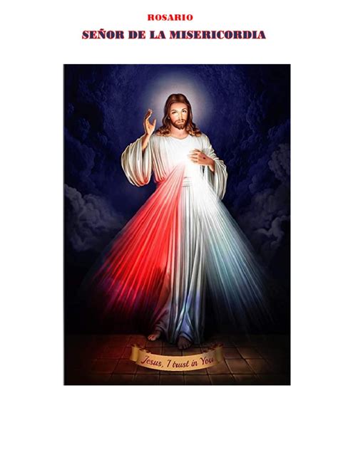 Rosario Al Señor De La Misericordia Pdf Religión Y Espiritualidad