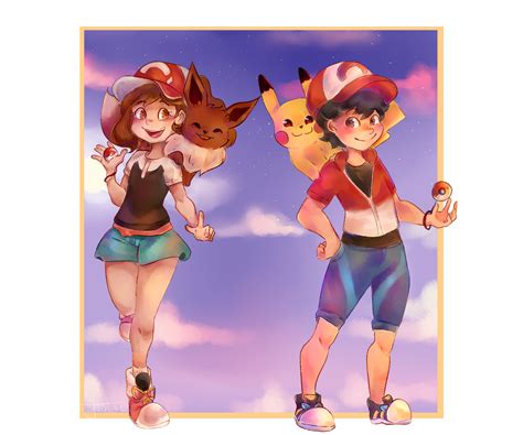 Pokemon Let S Go Eevee Let S Go Pikachu By Justori On Deviantart