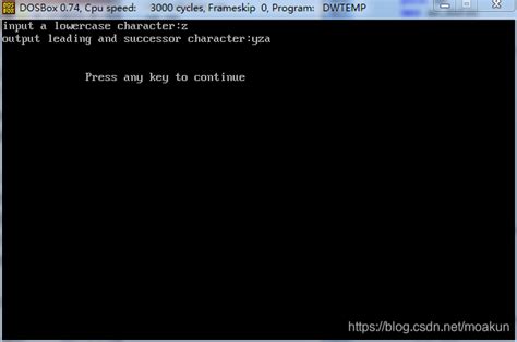 汇编语言（六）之输出字符的前导后字符 Csdn博客