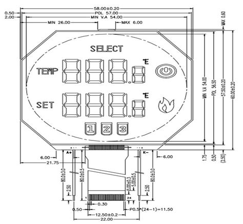 Customized Fpc Ic Va Segment Lcd Display Module Manufacturers