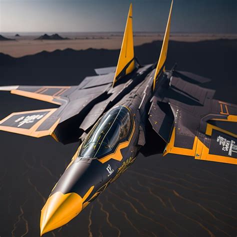 Premium Ai Image Photo War Plane With Modern Design Flying Over The