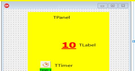 Cara Membuat Hitung Mundur Delphi Countdown Timer Lengkap
