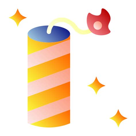 Firecracker Generic Flat Gradient Icon