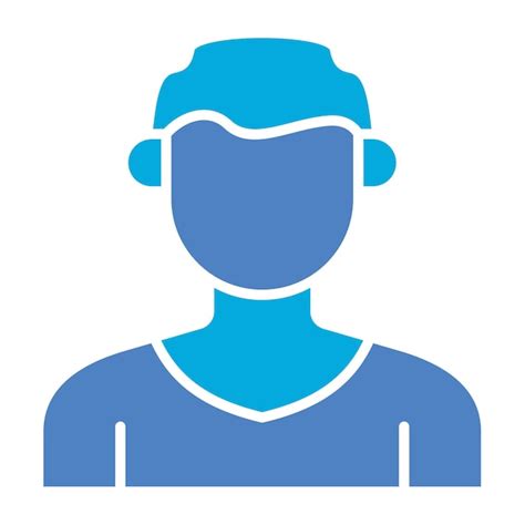 헤어스타일 아이콘 프리미엄 벡터