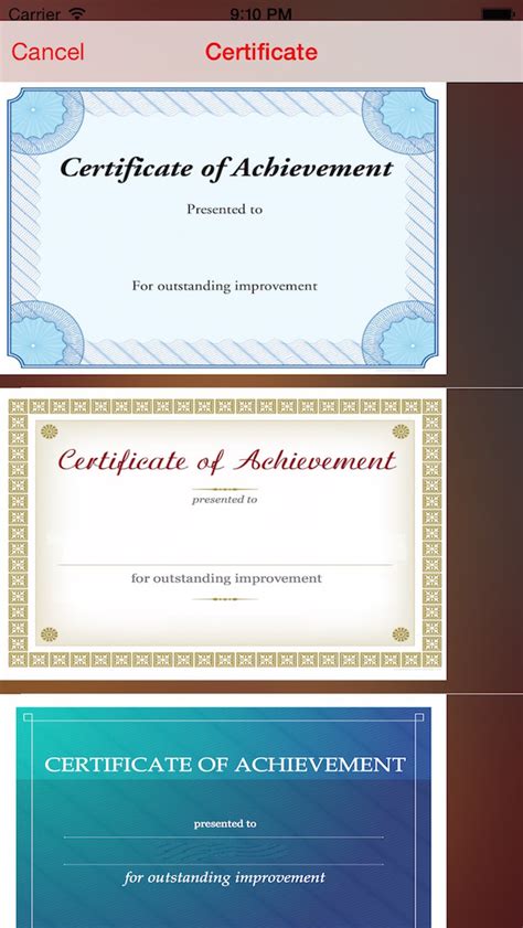 Certificate Maker App Store Ios