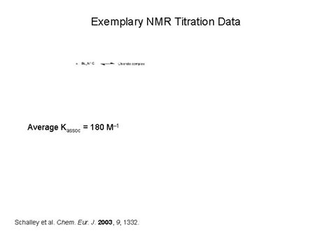 Chem 590 Module NMR Analysis Of Dynamic Systems