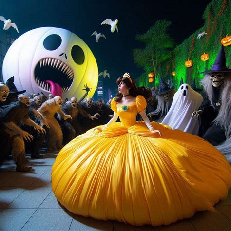 Princess Daisy Halloween 14 By Omaru5562 On Deviantart