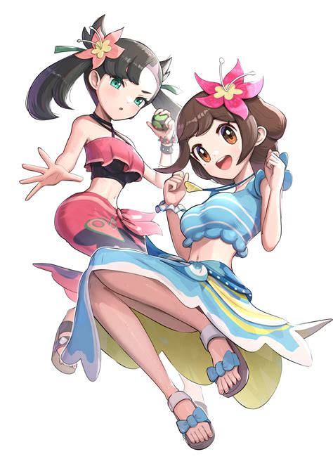 Marnie Gloria Marnie And Gloria Pokemon And More Drawn By Gonzarez Danbooru
