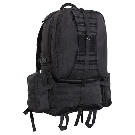 Rothco Global Assault Pack Black Army Surplus Military Range