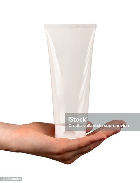 크림 튜브 모형 빈 미용 화장품 모이스처라이저 모형 이온 손 손바닥 흰색에 격리 보습제에 대한 스톡 사진 및 기타 이미지 보습제 손 튜브 Istock