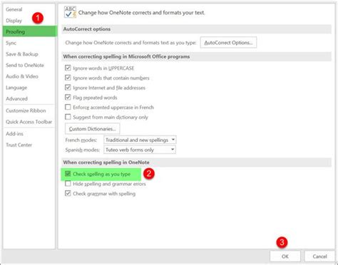 How To Disable Spell Check In OneNote On Windows