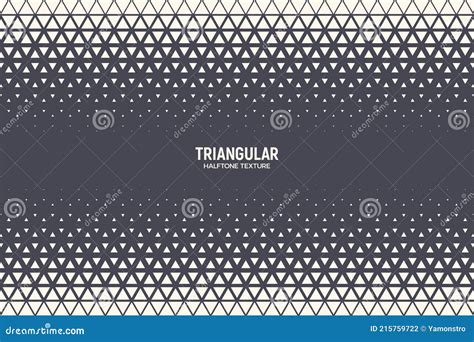 Triangular Halftone Texture Retrowave Vector Geometric Technology
