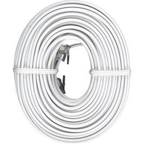 White Rj11 Telephone Extension Cord Cable At ₹ 280 Piece Chennai Id