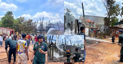 ប្រុងប្រយ័ត្ន ឆ្លងចរន្តអគ្គិសនី បណ្តាលឲ្យមាន អគ្គីភ័យ ឆេះផ្ទះប្រជាពលរដ្ឋ អស់ ចំនួន ៤ ខ្នង