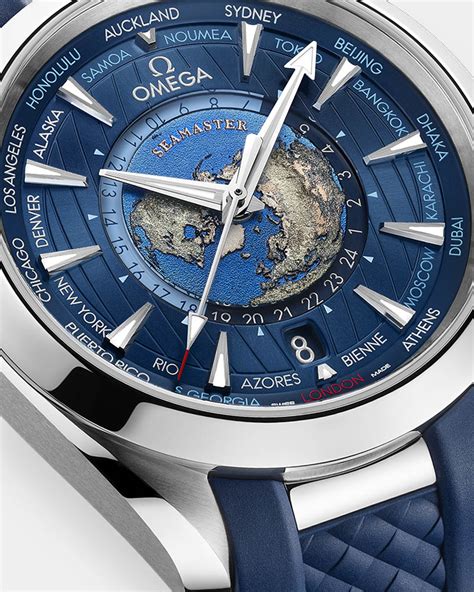 Omega Seamaster Aqua Terra Gmt Worldtimer 220 12 43 22 03 001 Topper