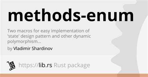Methods Enum Rust Library Lib Rs