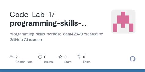 Github Code Lab Programming Skills Portfolio Dani Programming Skills Portfolio