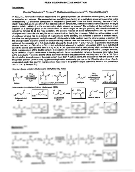 Solution Riley Selenium Dioxide Oxidation Studypool Solution Riley Selenium Dioxide Oxidation Studypool