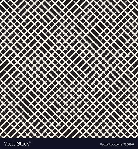 Seamless Geometric Lattice Pattern Irregular Vector Image