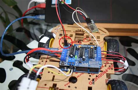 Robot Arduino Controlado Por Bluetooth Con 4 Ruedas