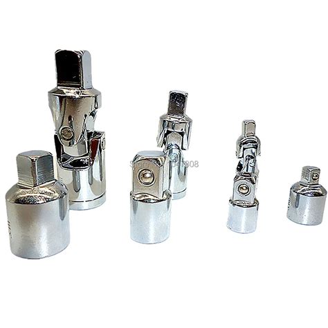 Pcs Universal Joint Adaptor Set Socket Universal Joint Reducer Socket Adaptor Set