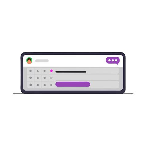 Designing Engaging Messaging Ui Elements Premium Ai Generated Vector