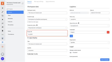 identify and categorize your workspaces to better use api data spotme