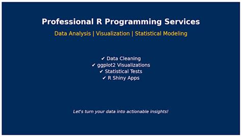 Write Efficient R Code For Data Analysis And Visualization By Mwangi