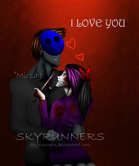 Eyeless Jack X Nina The Killer By Skyrunners On Deviantart