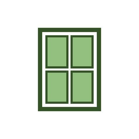 Window Icon Vector Template Illustration Design 41934331 Vector Art At