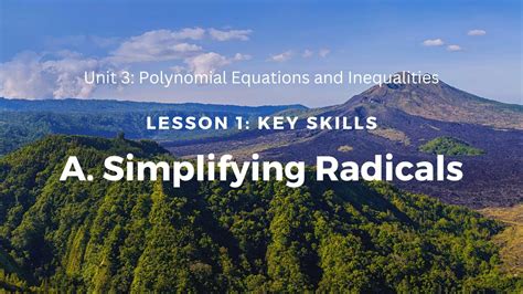 Simplifying Radicals YouTube