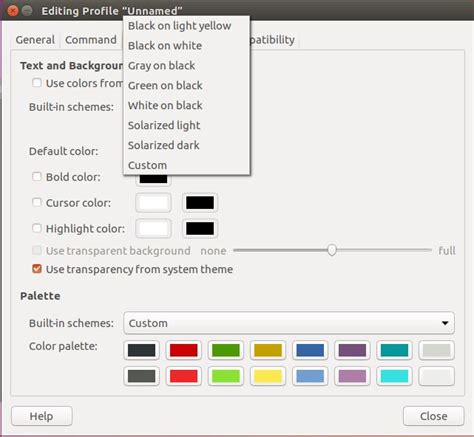 How To Change Terminal Color In Ubuntu Linux Background And Text