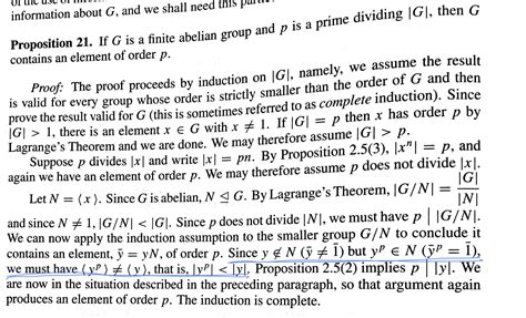 Abstract Algebra Proof Of Cauchys Theorem For Abelian Groups Abstract Algebra Proof Of Cauchys Theorem For Abelian Groups