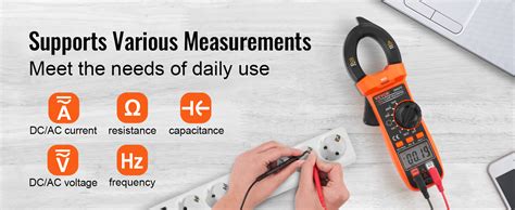 Vevor Digital Clamp Meter T Rms 6000 Counts 600a Clamp Multimeter