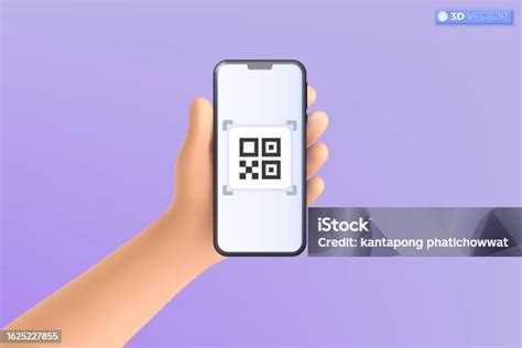 3d 손 휴대 전화 스캔 Qr 코드 아이콘 기호입니다 쇼핑 특별 행사 마케팅 프로모션 모형 온라인 쇼핑 개념입니다 3d 벡터 격리 그림 만화 파스텔 미니멀 스타일 Qr코드에
