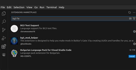 getting started with script extender bg3 modding community wiki