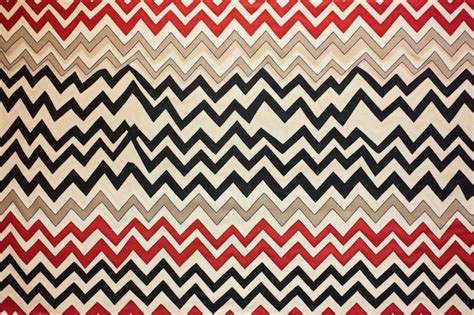 Premium AI Image Zigzag Pattern On A Wallpaper Texture