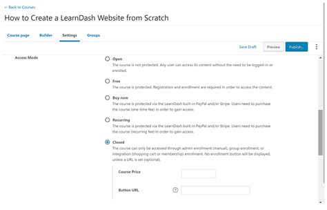 Learndash Tutorial Creating Your First Learndash Course