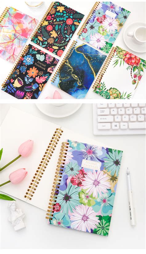 亚马逊欧美英文侧翻线圈日程本 每日计划记事绘画素描本 阿里巴巴