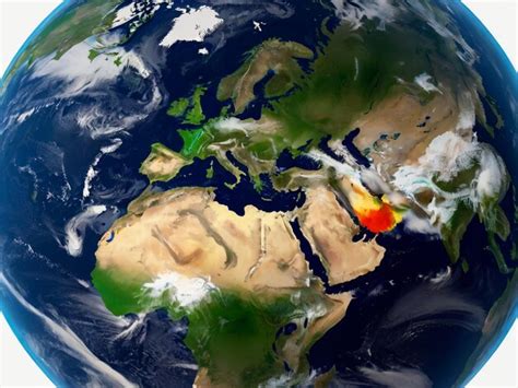 Premium Photo Blue Planet Earth Isolated On White Background Clipping Path Elements Of This