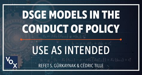 New Ebook Dsge Models In The Conduct Of Policy Use As Intended Cepr