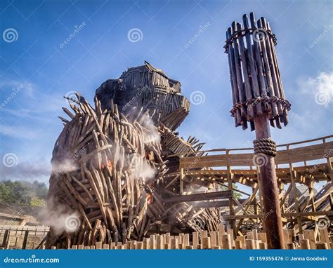 The Wicker Man At Alton Towers Editorial Photo Image Of Nature Green 159355476