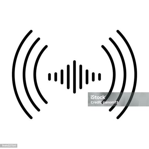 그래픽 디자인 로고 웹 사이트 소셜 미디어 모바일 앱 Ui 일러스트레이션을위한 사운드 전파 아이콘 벡터 와이파이 사운드 신호 연결 로고에 대한 스톡 벡터 아트 및 기타