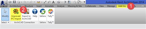 Exporting Ifc From Archicad And Importing To Revit Sefaira Support