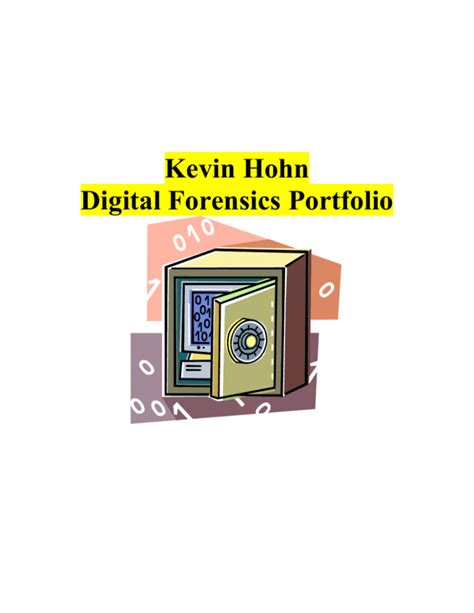 Kevin Hohn Digital Forensics Portfolio