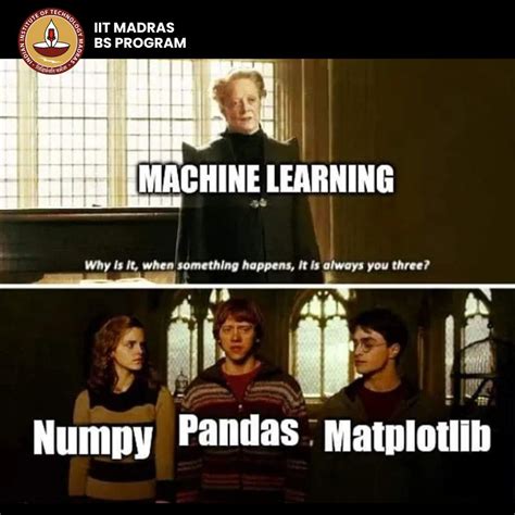 Iit Madras Bs In Data Science Programme On Linkedin Memes Machinelearning Meme Datascience