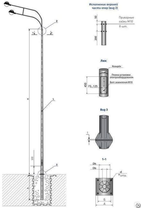 Опора несиловая фланцевая граненая НФГ 10 0 100 02 ц цена в Самаре от компании 1М