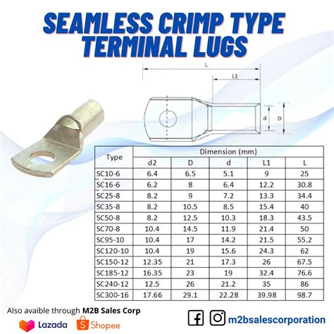 Seamless Crimp Type Terminal Lugs Commercial And Industrial