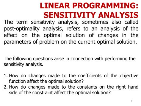 3 linear programming senstivity analysis pdf