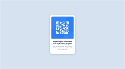 Frontend Mentor Qr Code Component Using Html And Css Coding Challenge